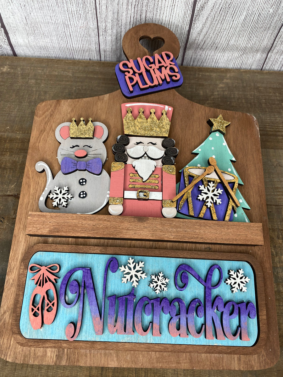 3D DIY Fall Nutcracker Wood Truck Insert: Insert Only for Double Sided ...