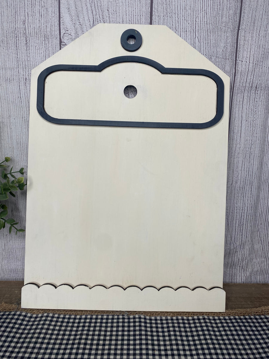 Giant Gift Tag Interchangeable DIY Craft Sign – Clayopatra Arts