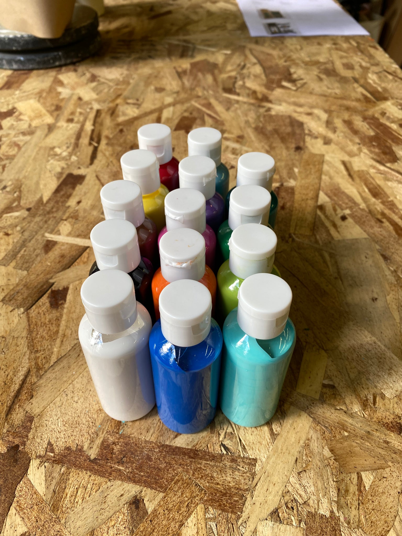 Extra Large: 14-Piece 2 oz Wood Craft Paints Starter Set: – Clayopatra Arts