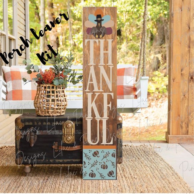 Thankful Turkey DIY Porch Leaner Kit ***3D Kit only*** – Clayopatra Arts