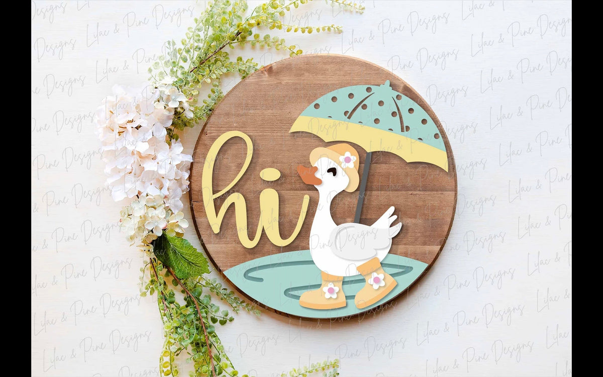 Hi Duck DIY Wood Door Hanger Blank: 12" or 18" – Clayopatra Arts